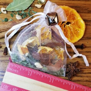 Mini Yule Sachet, Simmer Pot Mix, Natural Blend, Winter Solstice, Altar ...