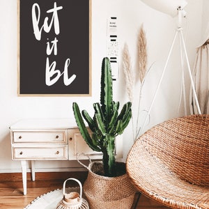 Let It Be Wall Art, Beatles Poster, Art Print, Gift for Her or for Him ...