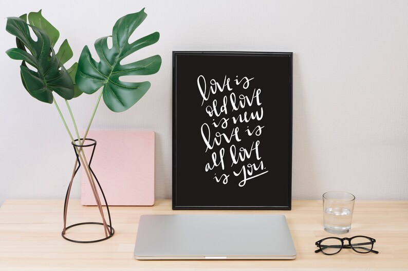 Because Song Beatles Art Beatles Poster Song Lyrics Song - Etsy