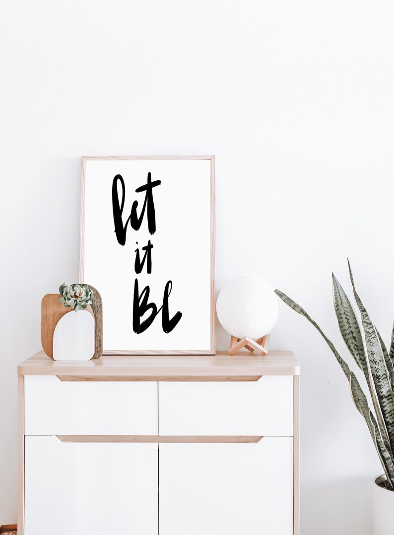 Let It Be Inspirational Wall Art Gift Idea the Beatles Wall - Etsy