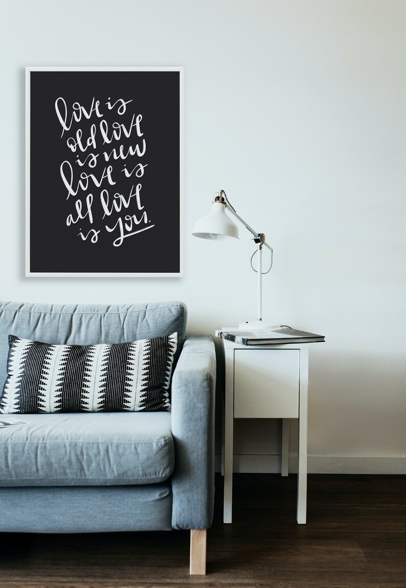 Because Song Beatles Art Beatles Poster Song Lyrics Song - Etsy