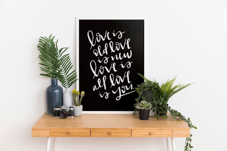 Because Song Beatles Art Beatles Poster Song Lyrics Song - Etsy