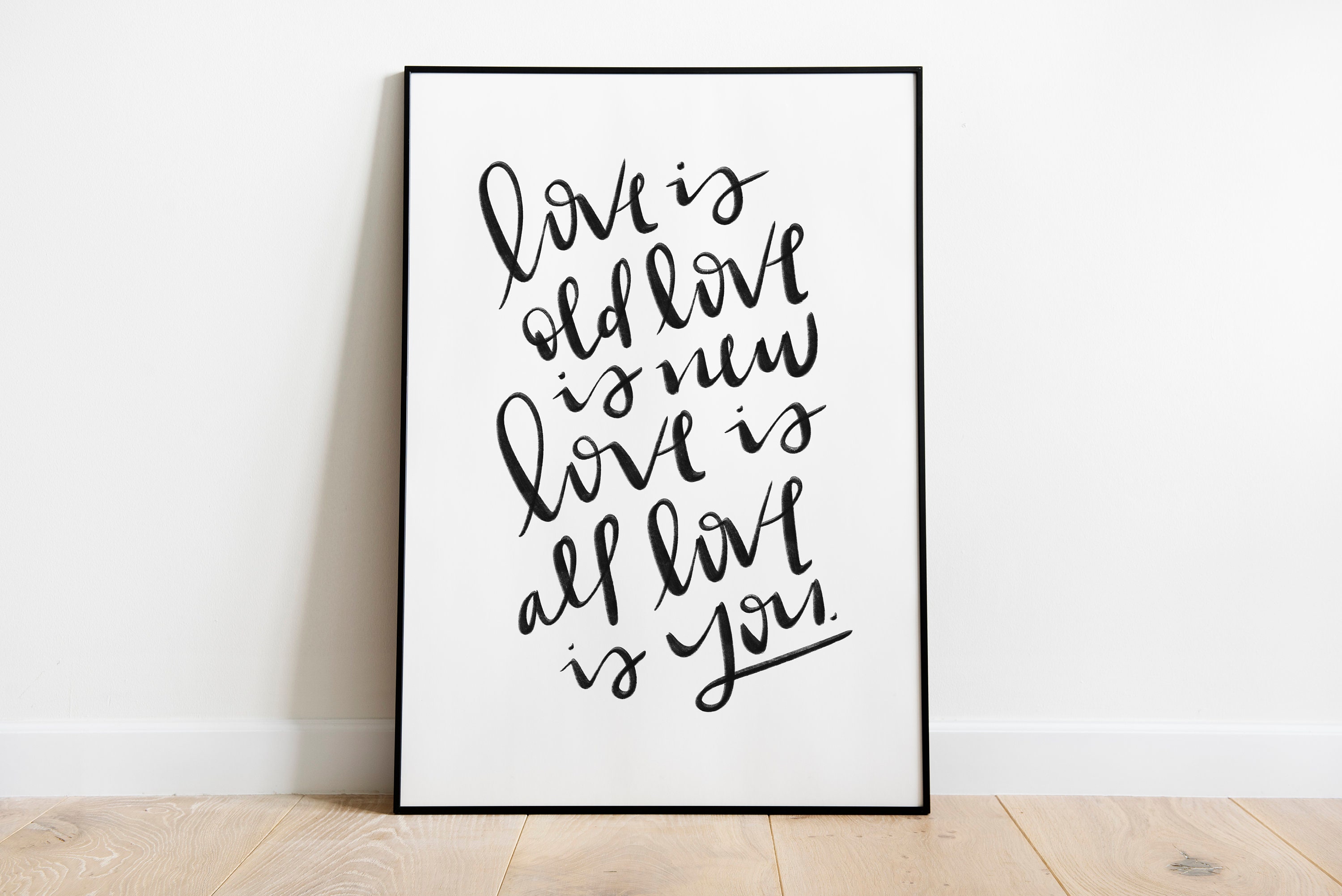 Because Song Beatles Poster Beatles Poster Song Lyrics | Etsy