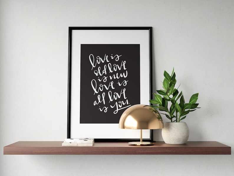 Because Song Beatles Art Beatles Poster Song Lyrics Song - Etsy