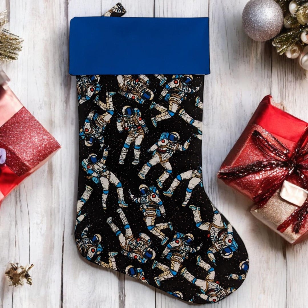 Astronaut Christmas Stocking, NASA, Space Explorer, Science Gift - Etsy