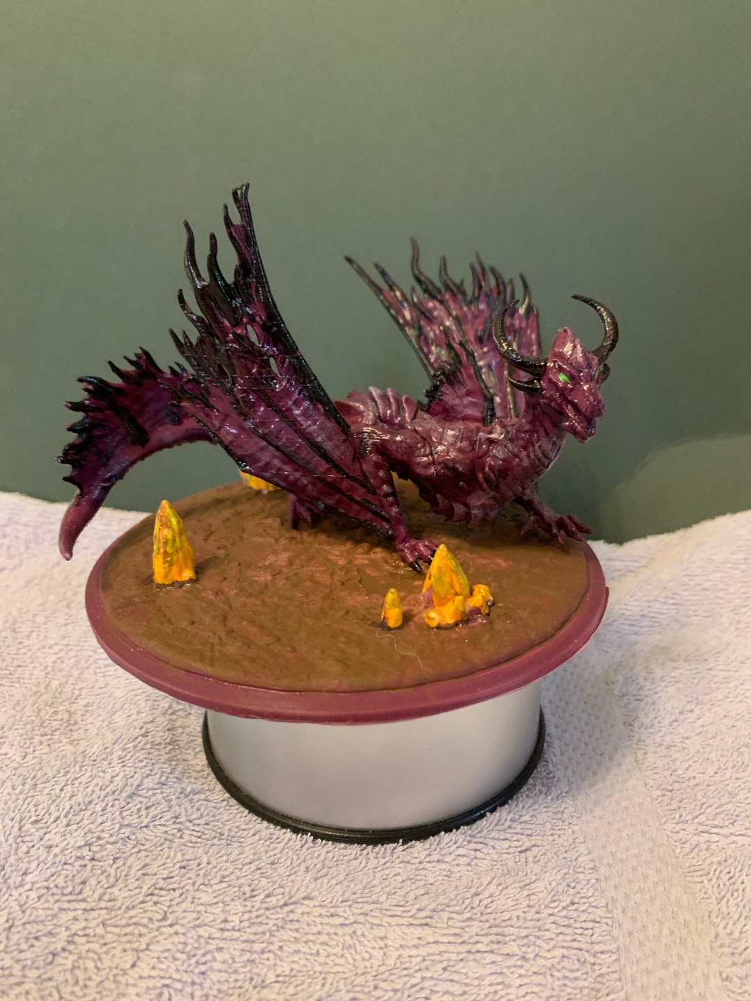 Shadow Dragon for Tabletop Role Play Made by 3d Print (pla)-painted to ...