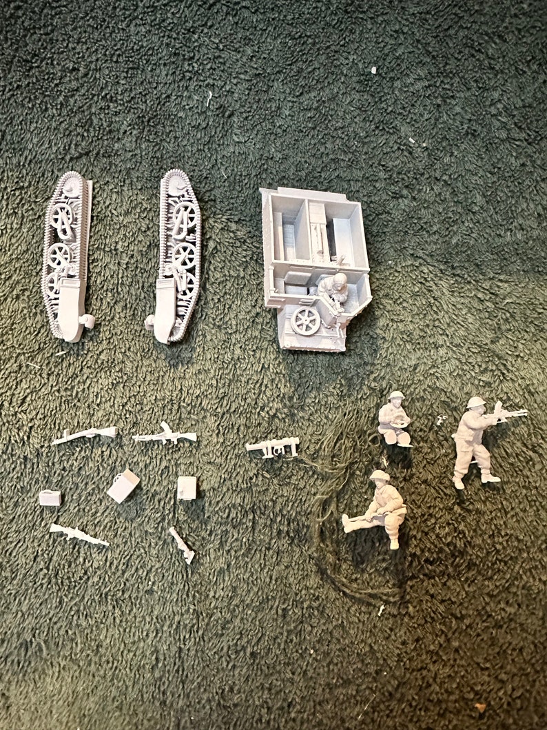 28mm. Universal bren Troop Transport Resin Model. WWII Canadian ...