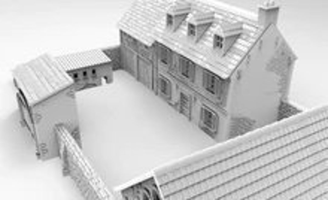 Normandy Farmstead 28mm 3d Print. Printed Under License Www ...