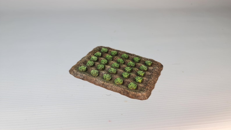 28mm Japanese Village Farm Crops, 3D Printed Tabletop Terrain Unpainted ...