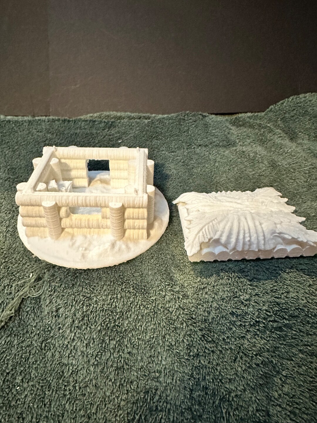 28mm Jungle Palm Log Bunker With 2 Roof Options-log or Palms Leaves ...