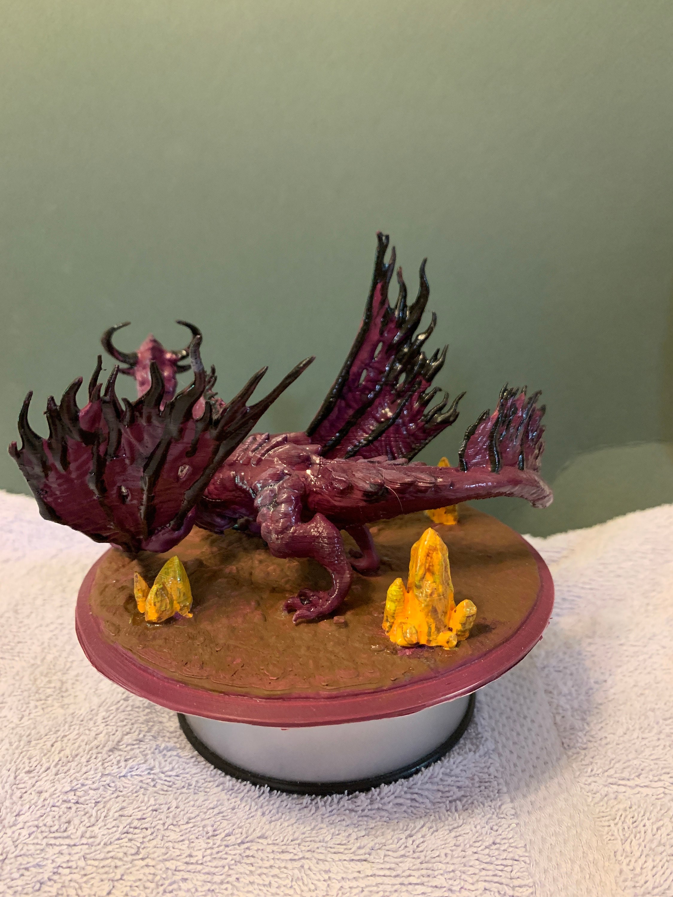 Shadow Dragon for Tabletop Role Play Made by 3d Print - Etsy