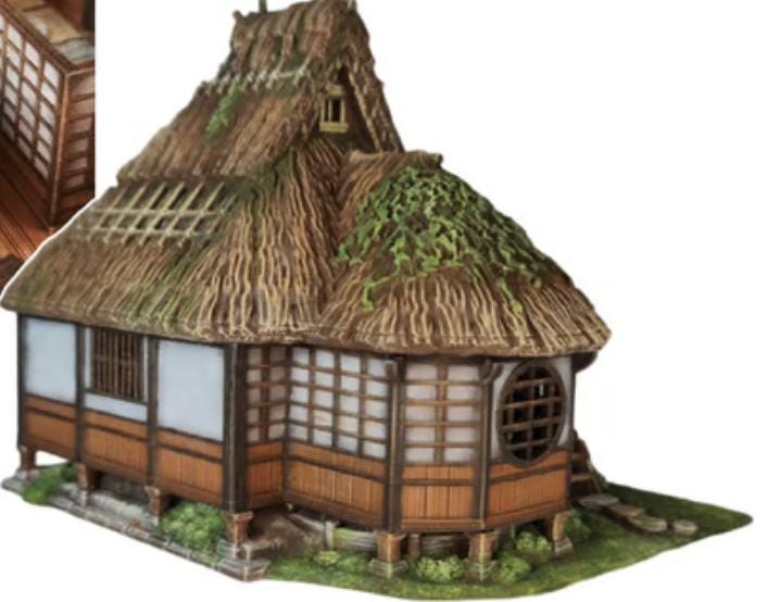 28mm Japanese Village Okiya Geisha House 3D Printed With PLA Filament ...