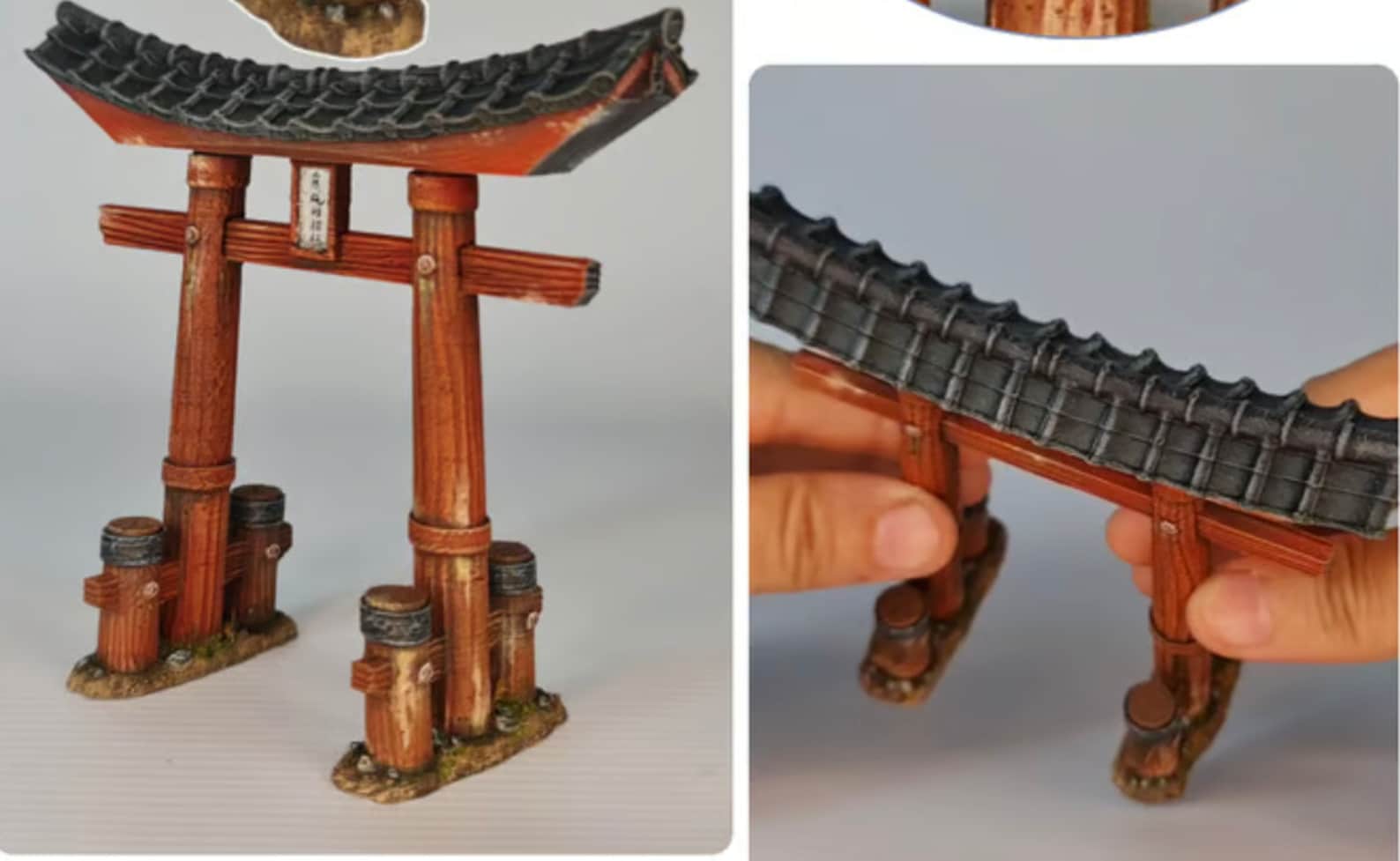 Japanese Wood Torii 3D Printed in Resin. This Model Comes Unpainted - Etsy