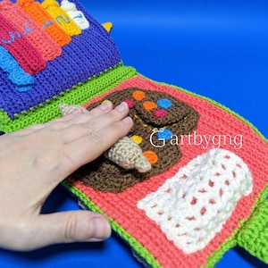 Crochet Quiet Book PDF Amigurumi Pattern Bake Time, Activity Book ...