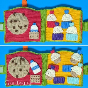 Crochet Quiet Book PDF Amigurumi Pattern Bake Time, Activity Book ...