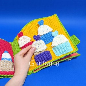 Crochet Quiet Book PDF Amigurumi Pattern Bake Time, Activity Book ...