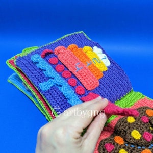 Crochet Quiet Book PDF Amigurumi Pattern Bake Time, Activity Book ...