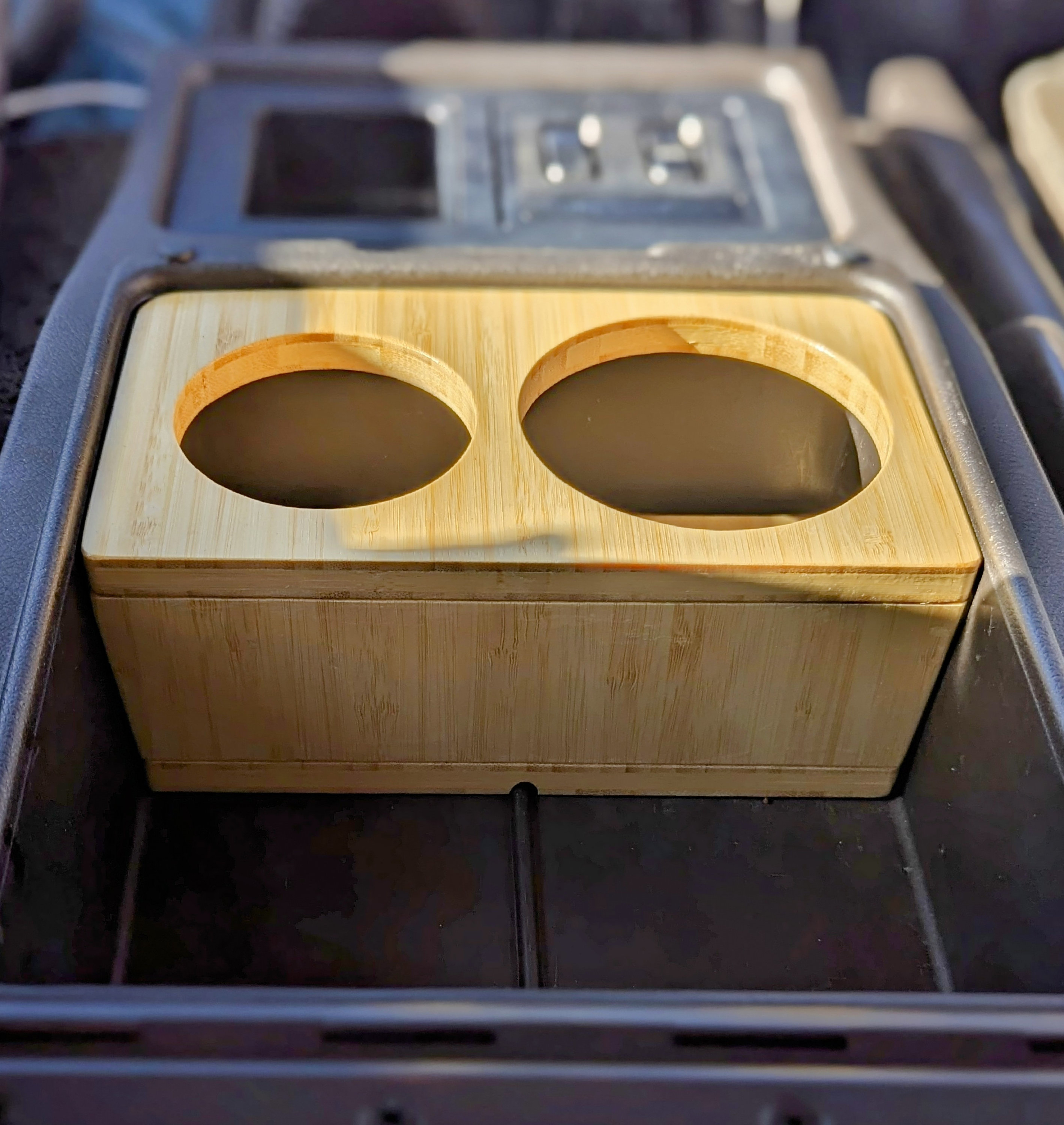 Delica Cupholder Bamboo - Nalgene and Coffee Cup - L300 Model - Etsy