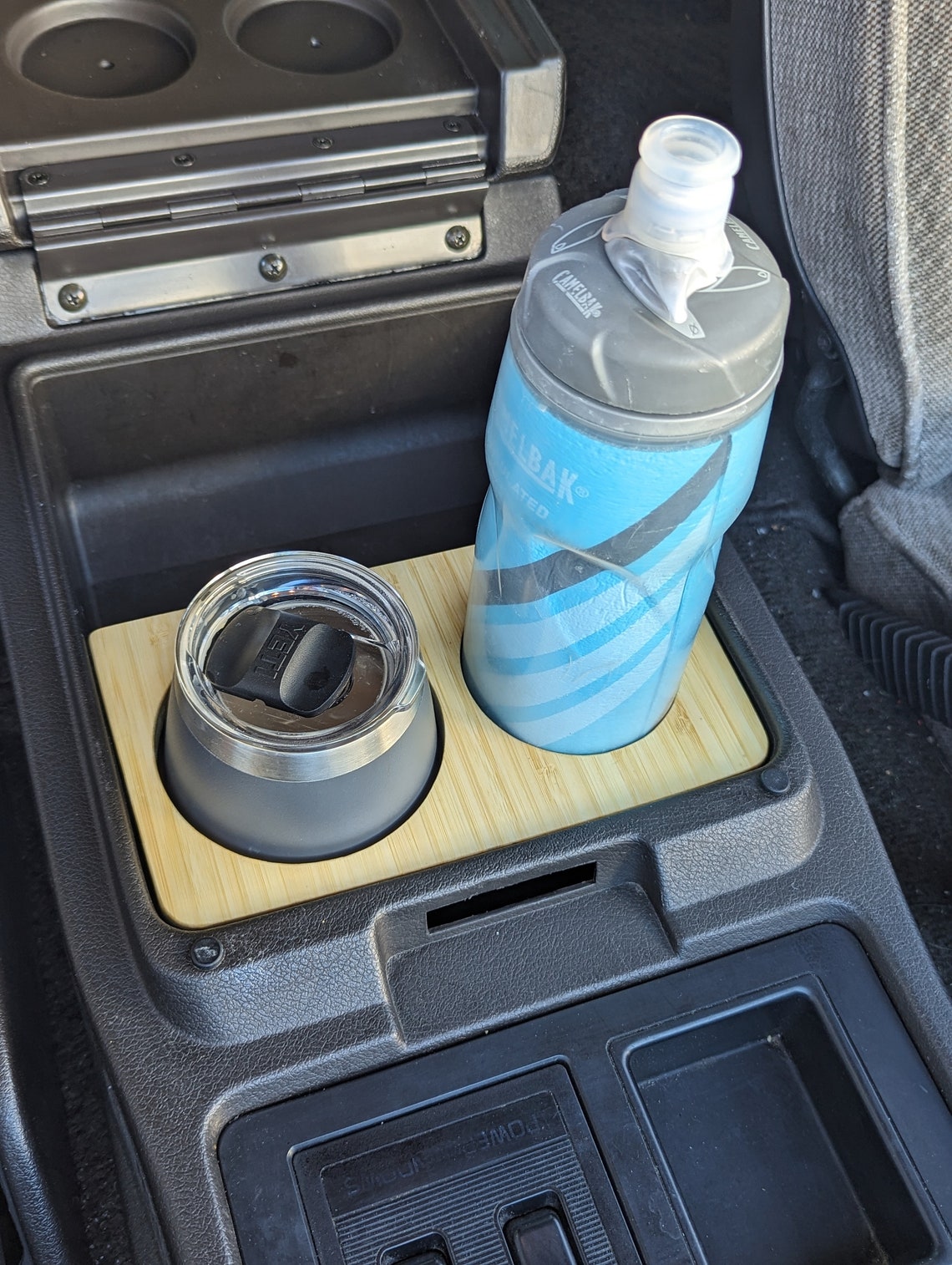Delica Cupholder Bamboo - Nalgene and Coffee Cup - L300 Model - Etsy
