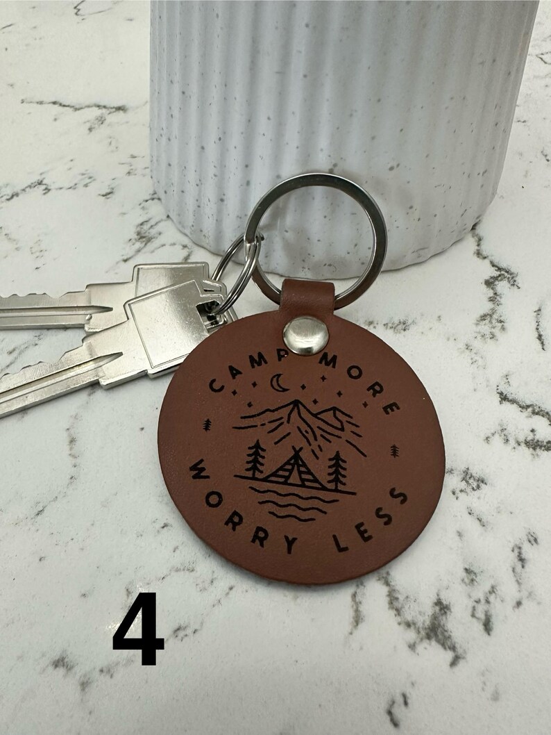 Custom Made Leather Keychains - Etsy