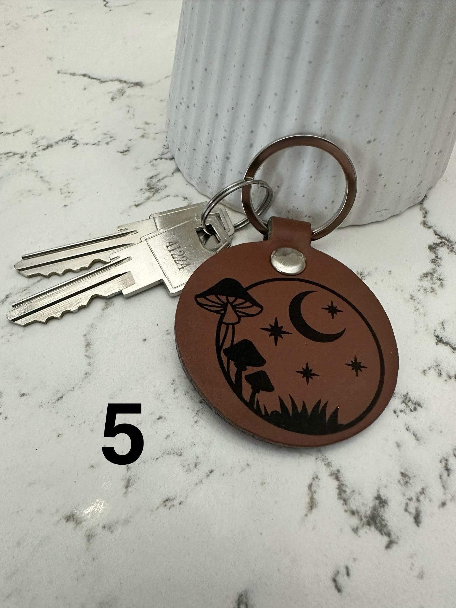 Custom Made Leather Keychains - Etsy