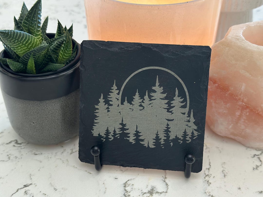 Pine Tree Coasters - Etsy
