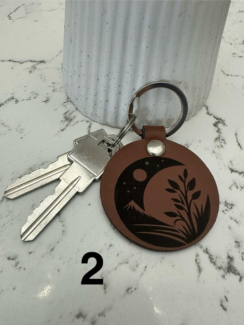 Custom Made Leather Keychains - Etsy