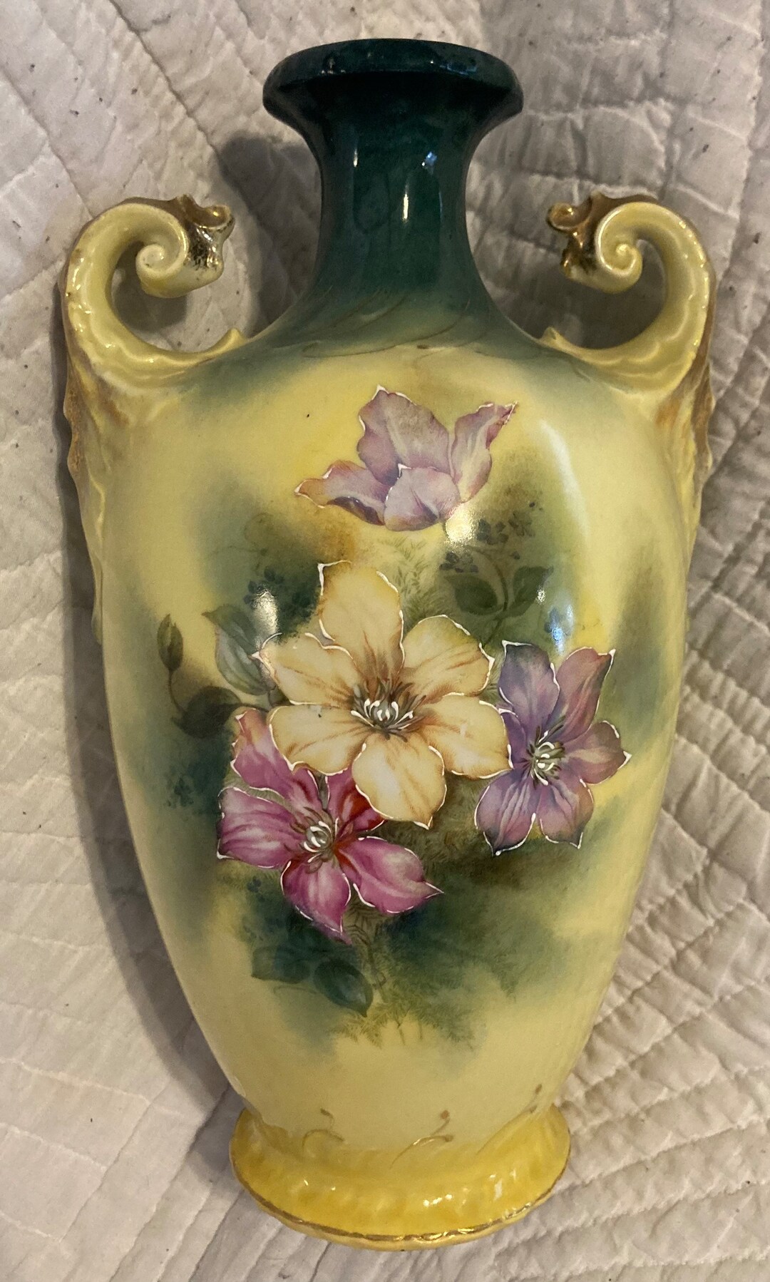 Antique Royal Saxe E.S. German Vase - Etsy