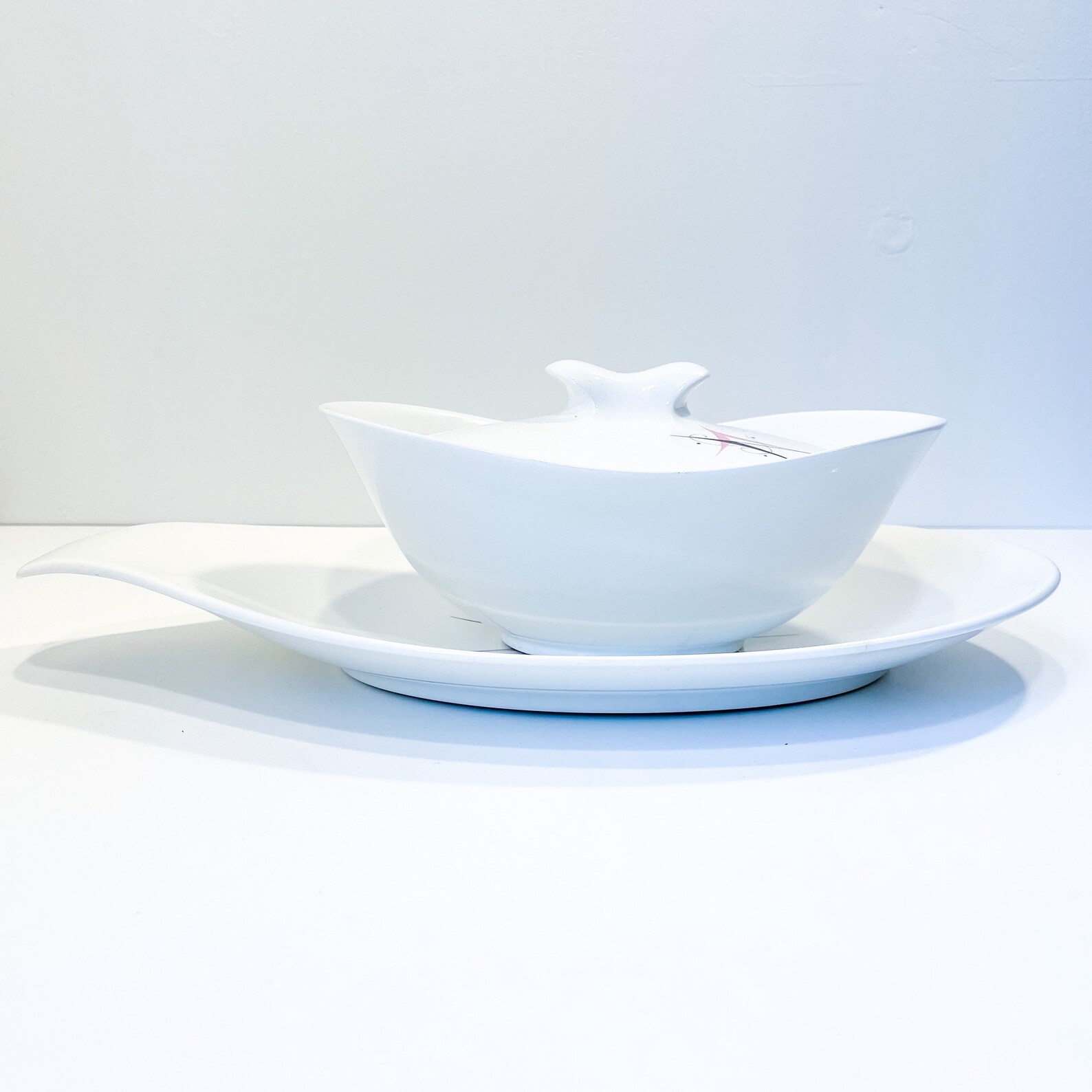 1950s Mid Century Eva Zeisel for Hallcraft Serving Dinnerware Set Pink ...