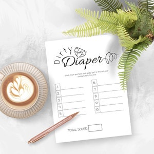 Dirty Diaper Game for Baby Showers, That Sweet Mess Baby Shower Game ...