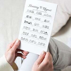 Nursery Rhyme Game, Guess the Nursery Rhyme Game, Minimalist Baby ...