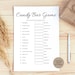 Sweet Baby Candy Match Game, Baby Shower Candy Game, Printable ...