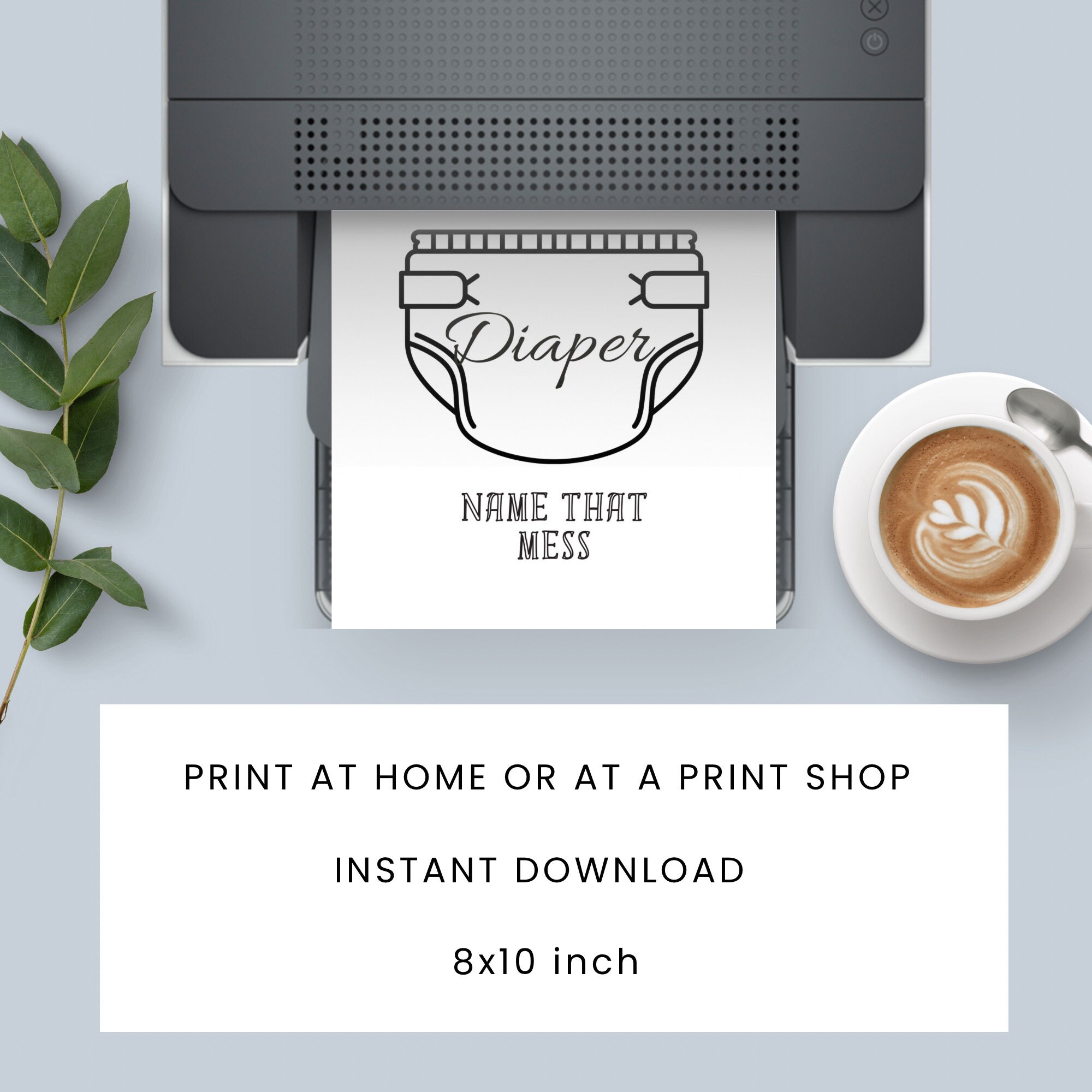 Dirty Diaper Game for Baby Showers, That Sweet Mess Baby Shower Game ...