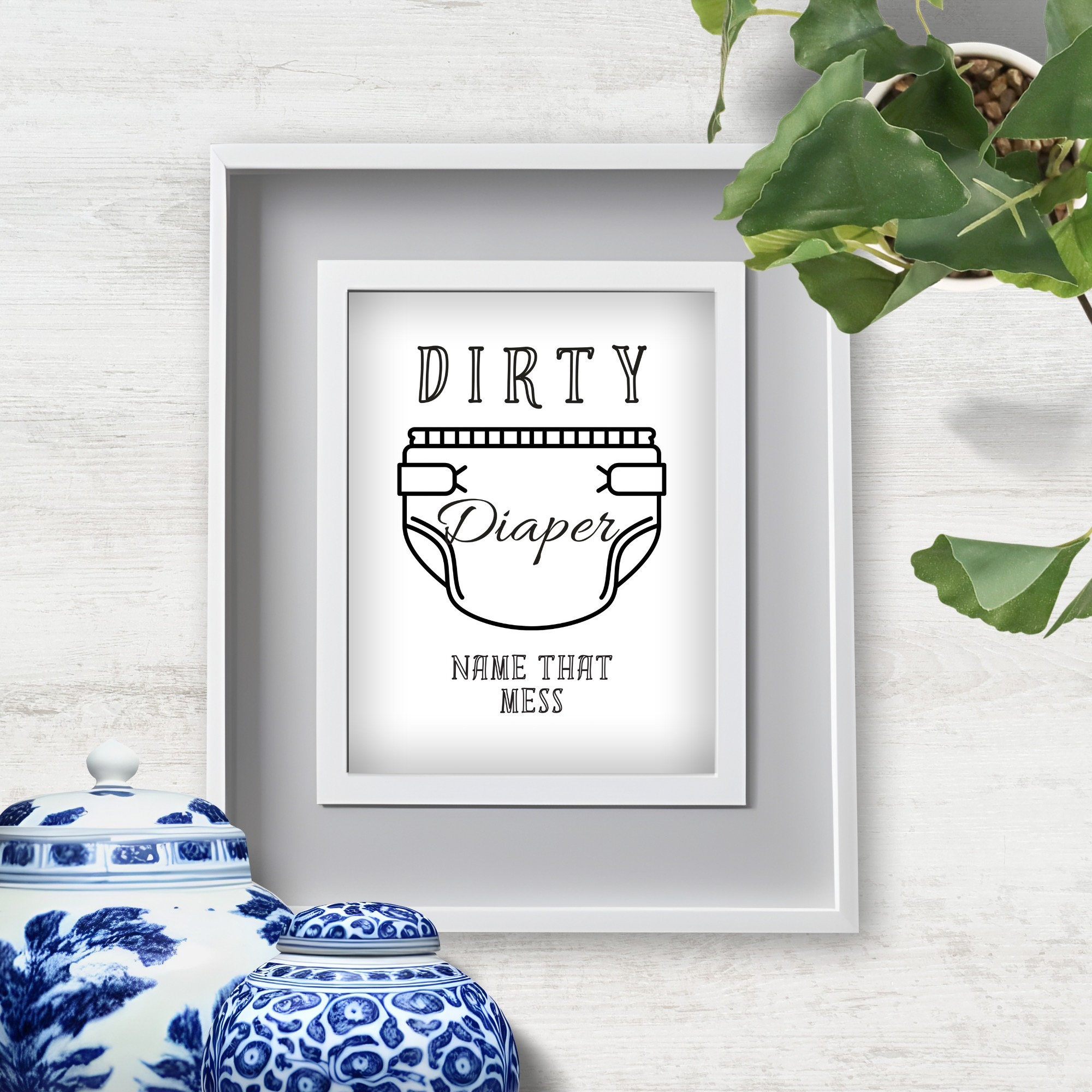 Dirty Diaper Game for Baby Showers, That Sweet Mess Baby Shower Game ...