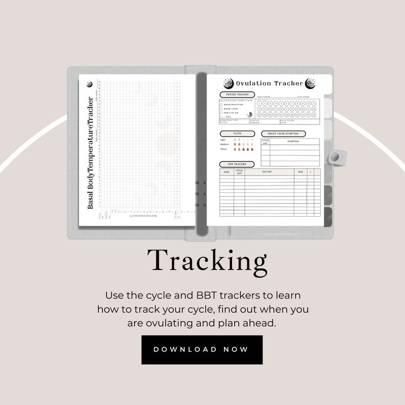 TTC Tracker Fertility Tracking Charts Period Tracker BBT Chart OPK ...