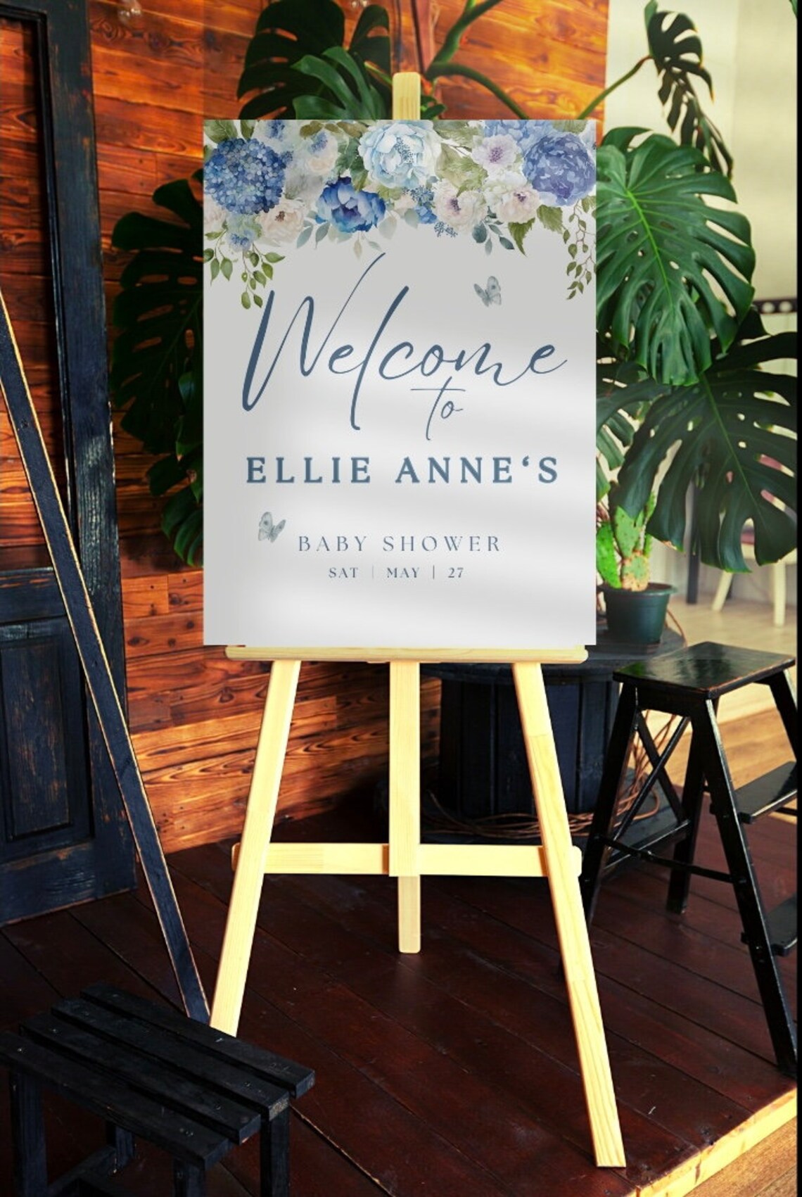 Spring Baby Shower Welcome Sign, Summer Baby Shower Welcome Sign, Baby ...