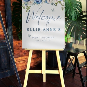 Spring Baby Shower Welcome Sign, Summer Baby Shower Welcome Sign, Baby ...