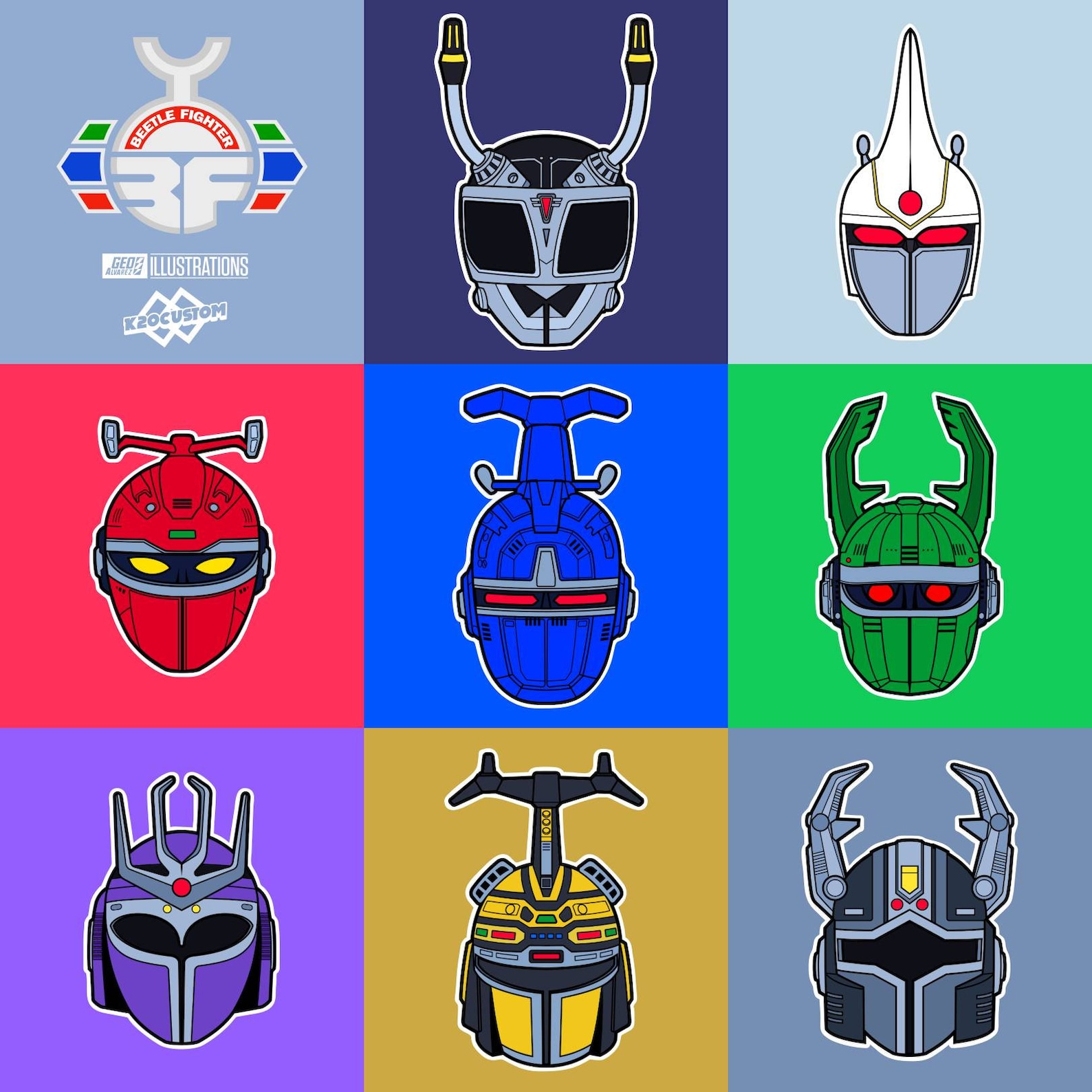 Toku Patch Series kamen Riderspace Sheriff Gavanb-fighter | Etsy