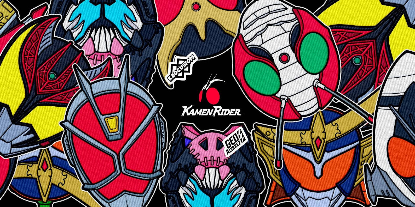 Toku Patch Series kamen Riderspace Sheriff Gavanb-fighter | Etsy