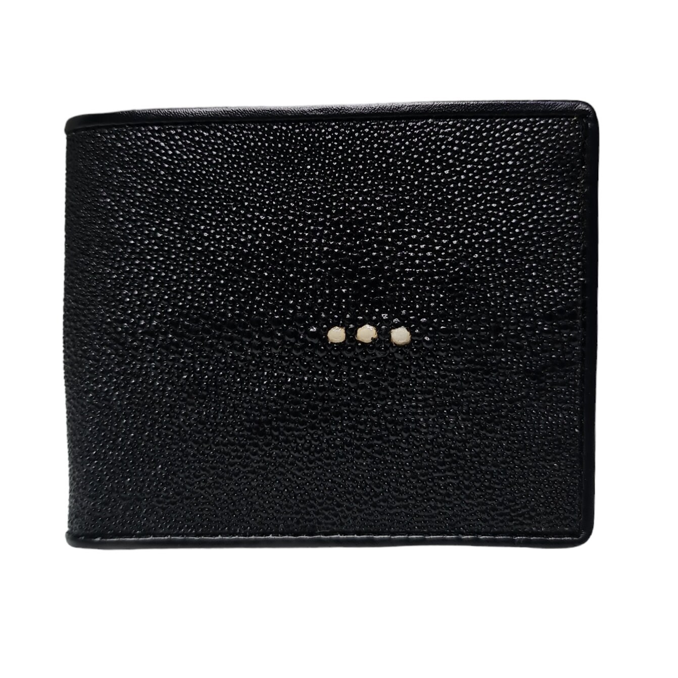 Genuine Stingray Skin Men's Black Wallet Exotic Aquatic Wallet - Etsy