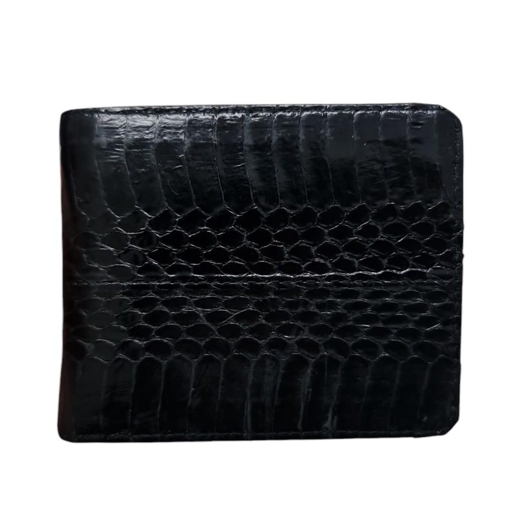 Genuine Cobra Snake Skin Men's Wallet Bifold Black - Etsy