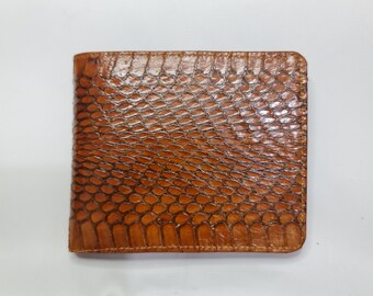 Genuine Cobra Snake Skin Men's Wallet - Etsy