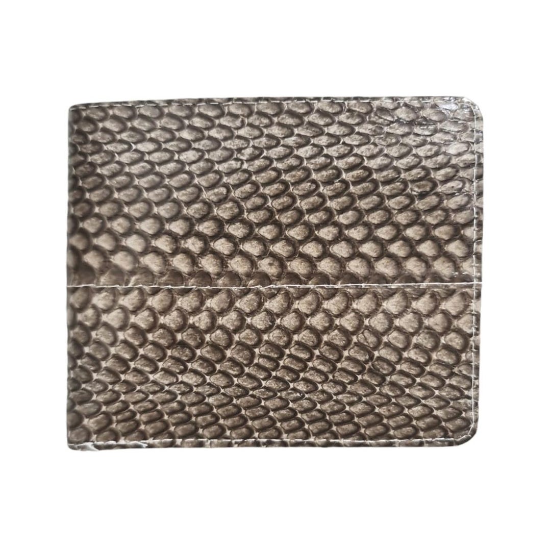 Genuine Grey Cobra Snake Skin Men's Wallet Bifold Exotic Handmade - Etsy
