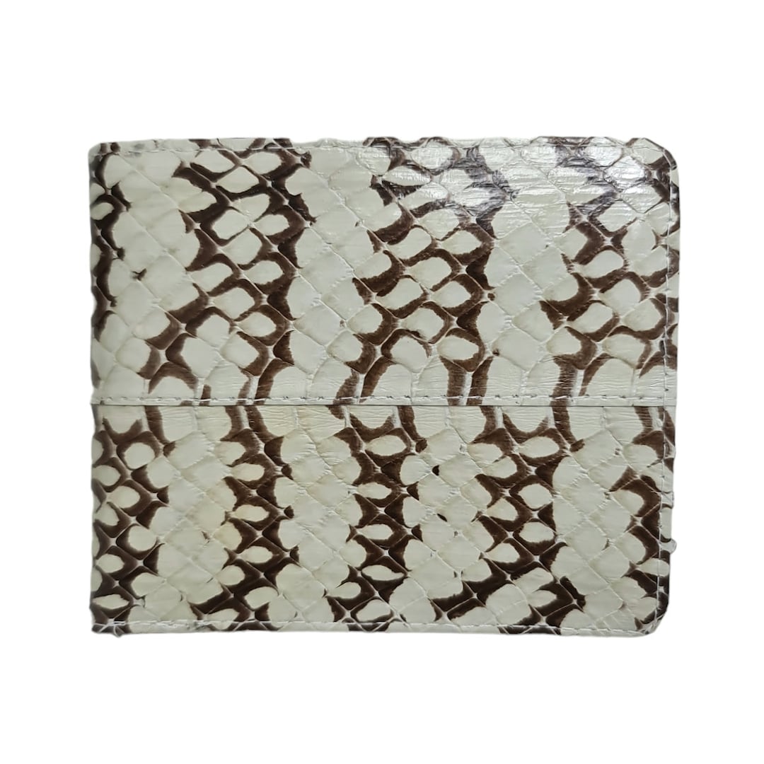 Genuine Grey Cobra Snake Skin Men's Wallet Bifold Exotic Handmade - Etsy