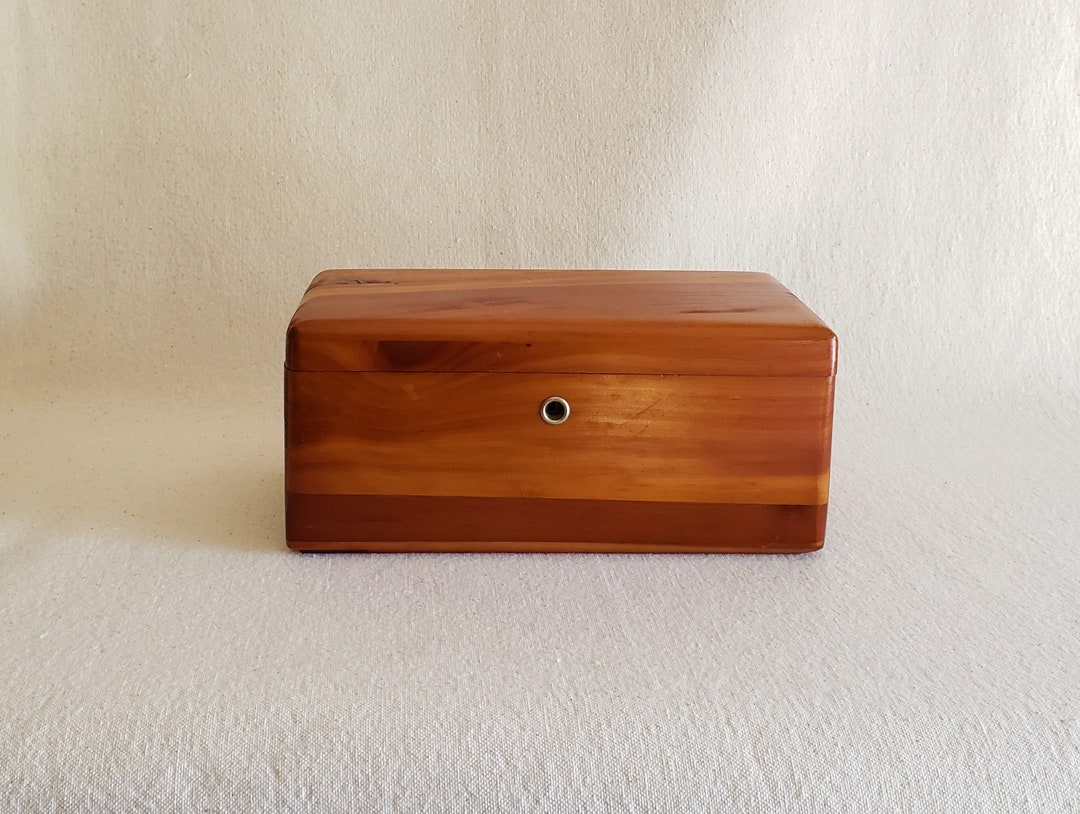 Miniature Lane Cedar Chest Wood Box, Vintage From 1970s-1990s, Small ...