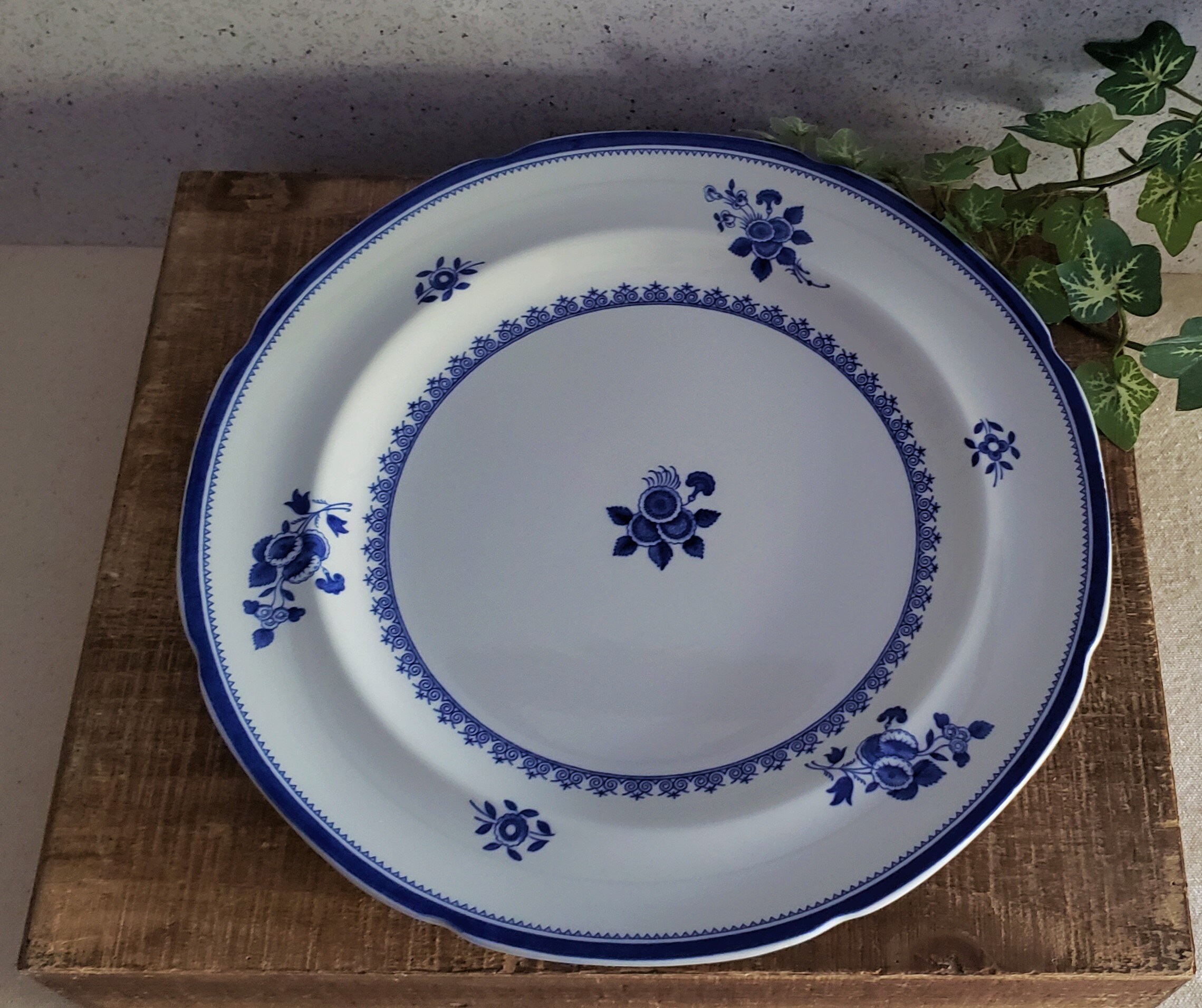 Spode Gloucester Blue Dinner Plate 10 5/8 Inches Blue and - Etsy