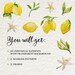 Watercolor Lemon Clipart Set, Hand Painted Graphics, Digital Download ...