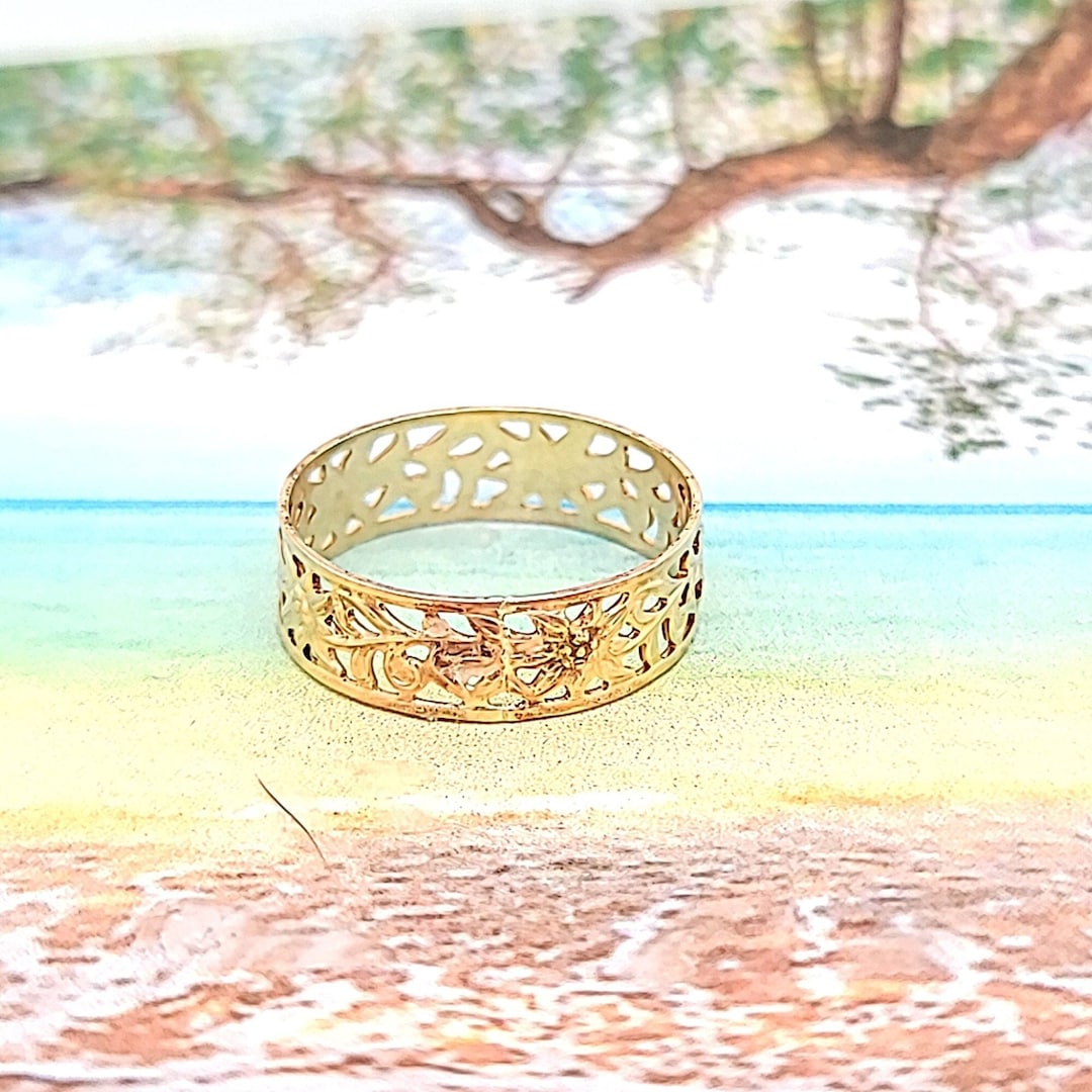 Thumb Ring for Women, Gold Filigree Thumb Ring, Women's Rings, Thumb ...