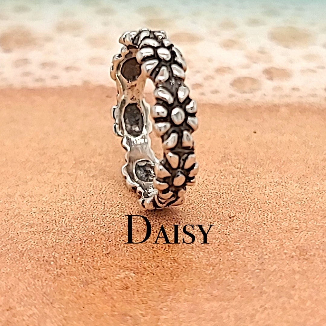 Daisy Ring, Toe Ring ,sterling Silver Ring, Women's Toe Ring, Toe Rings ...