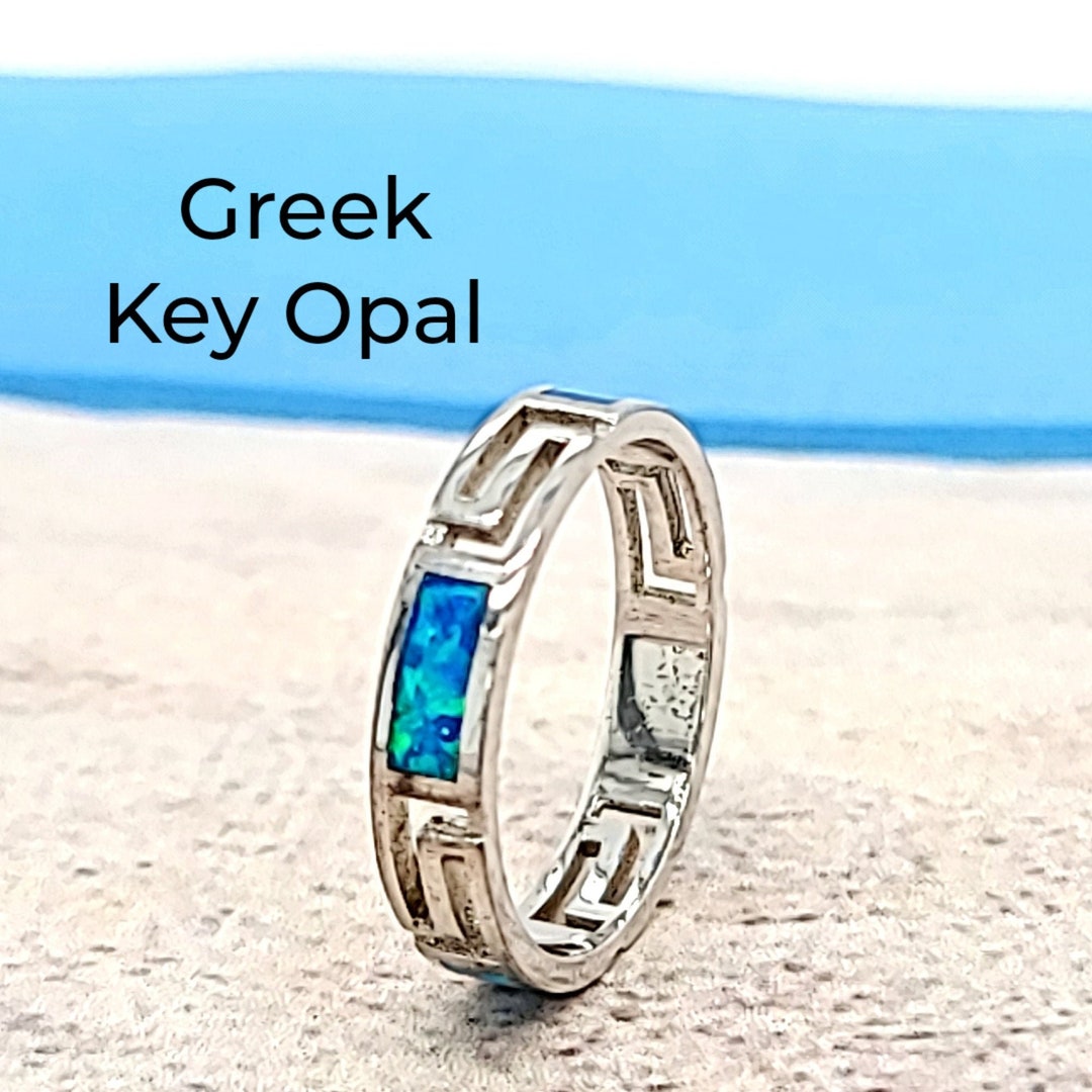 Toe Rings, Toe Ring for Women, Blue Opal, Women's Toe Rings, Opal Rings ...